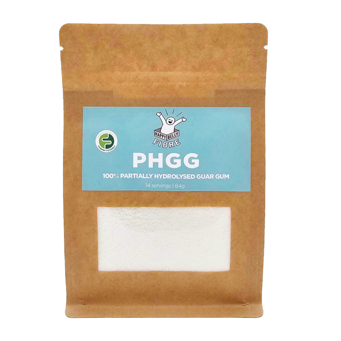 PHGG (Partially Hydrolysed Guar Gum) - Trial Pouch (84g) – Happy Belly ...