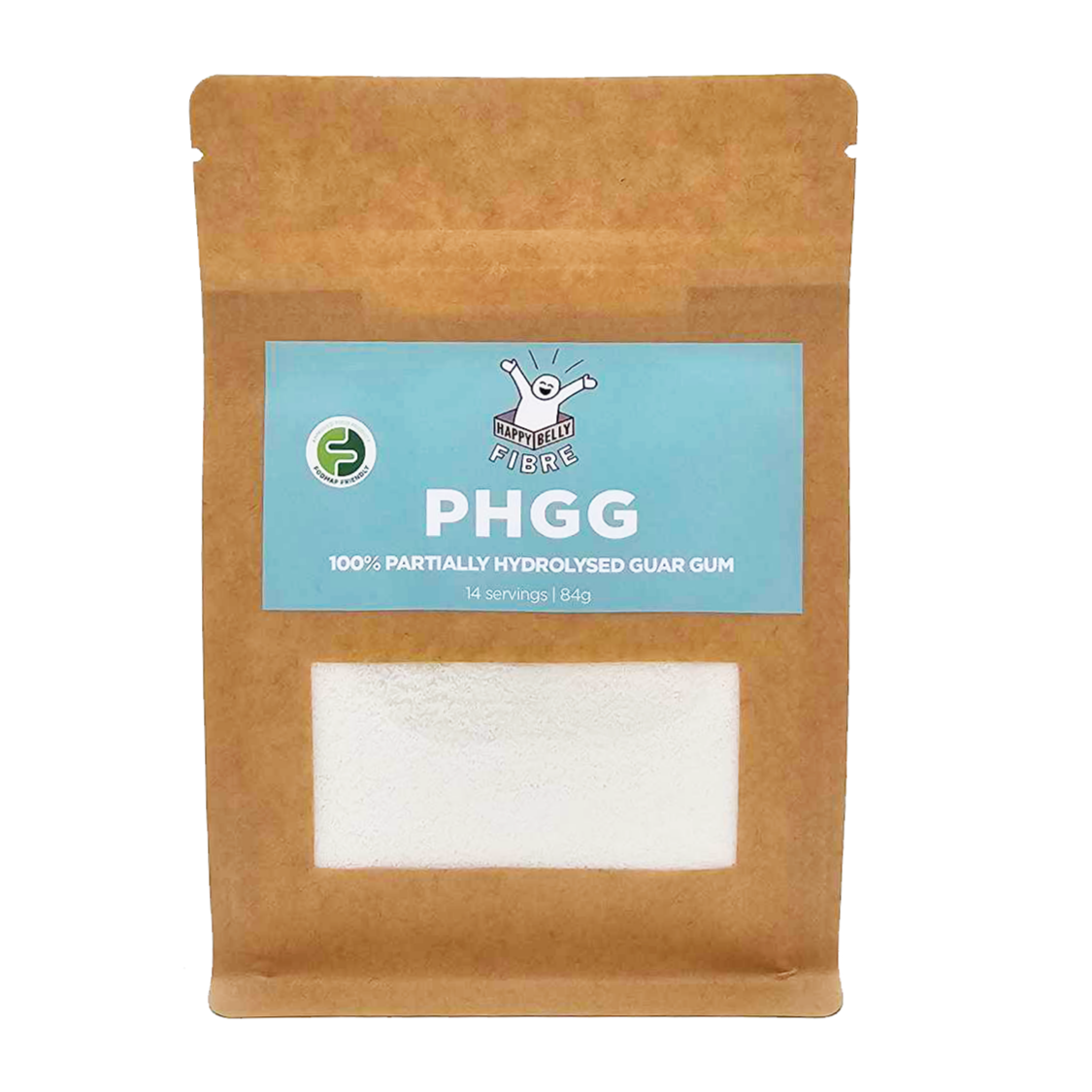 PHGG (Partially Hydrolysed Guar Gum) - Trial Pouch (84g) – Happy Belly ...
